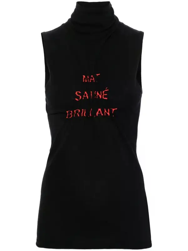 MAISON MARGIELA Gathered Roll-neck Top