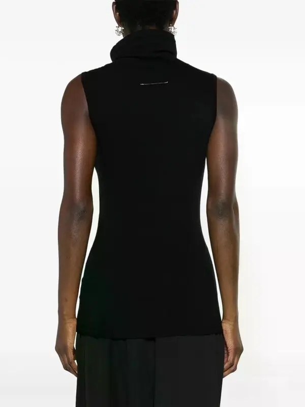 MAISON MARGIELA Gathered Roll-neck Top