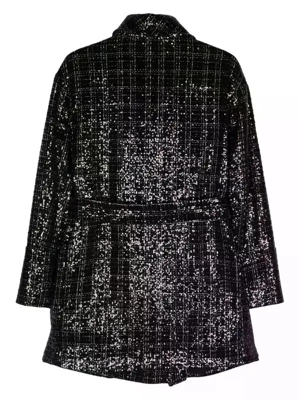 GENNY Sequinned Tweed Coat