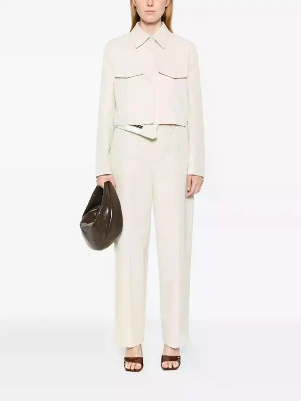 Fendi Twill Cropped Jacket