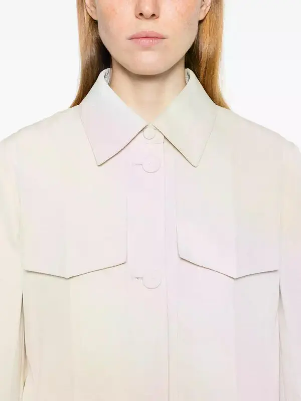 Fendi Twill Cropped Jacket