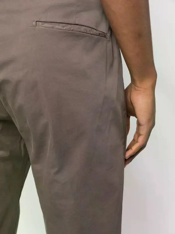 BRIGLIA 1949 Tapered Cotton Chinos - Brown