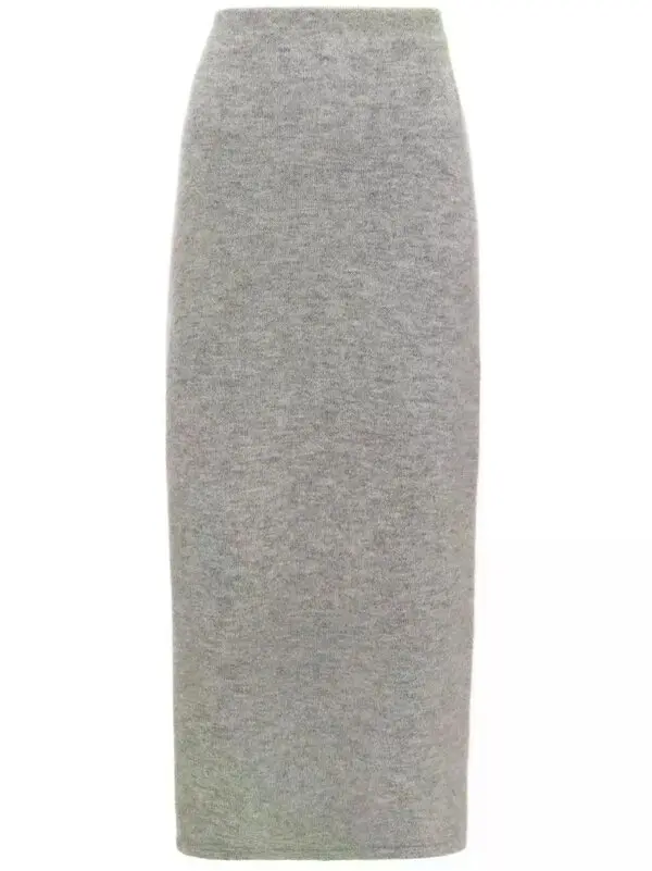 JW Anderson Side-slit Tube Skirt - Grey