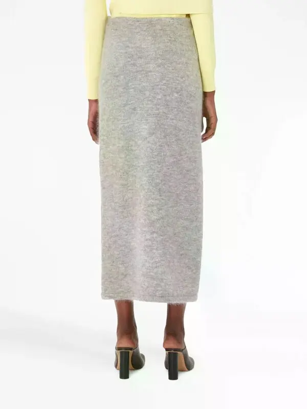 JW Anderson Side-slit Tube Skirt - Grey