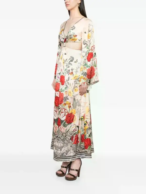 Camilla Printed Flared Sleeve Dress