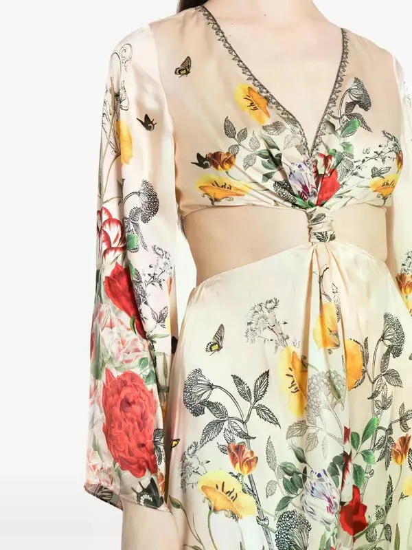 Camilla Printed Flared Sleeve Dress