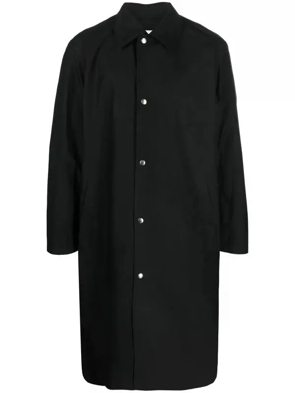 JIL SANDER Logo-print Coat