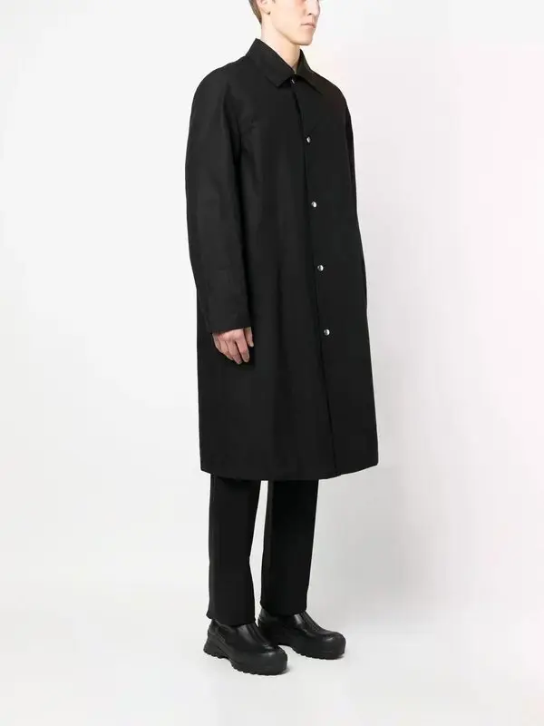 JIL SANDER Logo-print Coat