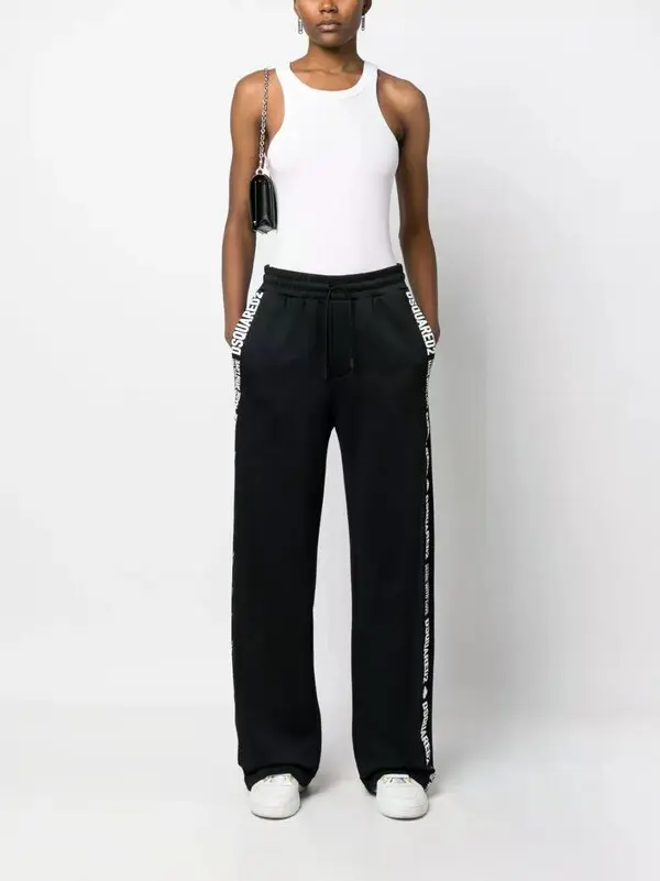 Dsquared2 Logo-tape Cotton Track Pants