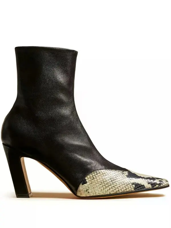 Khaite The Nevada 85mm Ankle Boots - Black