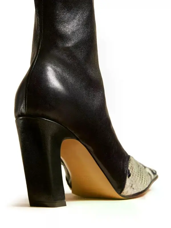 Khaite The Nevada 85mm Ankle Boots - Black