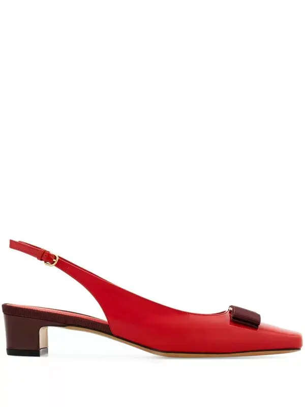 FERRAGAMO 30mm Vara Slingback Pumps