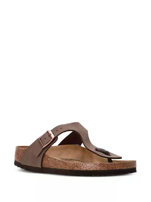 BIRKENSTOCK Gizeh Leather Thong Sandals - Brown