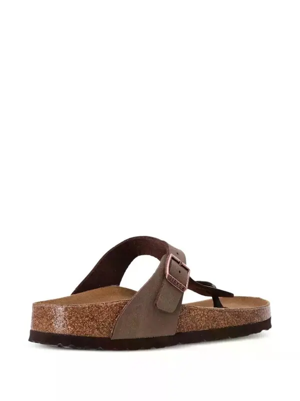 BIRKENSTOCK Gizeh Leather Thong Sandals - Brown