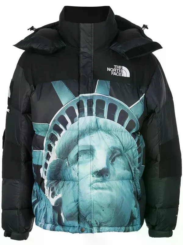 Supreme The North Face X Statue Of Liberty Padded Jacket - Black