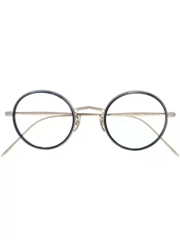 Oliver Spencer Round-frame Eyeglasses - Silver