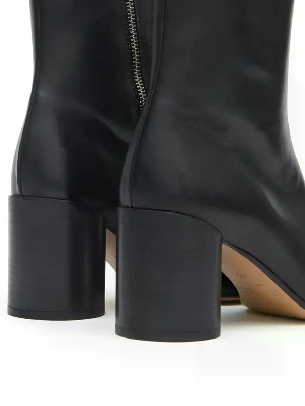 MAISON MARGIELA Stitch-out Leather Ankle Boots