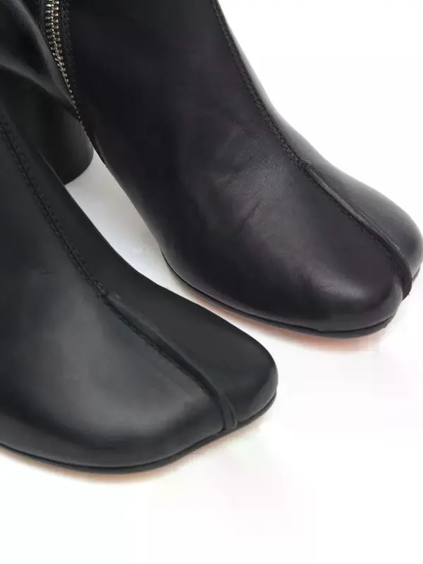 MAISON MARGIELA Stitch-out Leather Ankle Boots