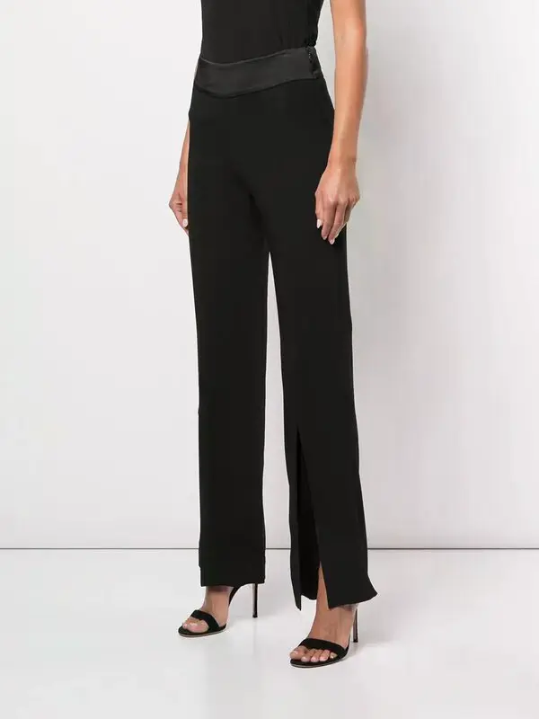 Simkhai Crepe Straight-leg Trousers