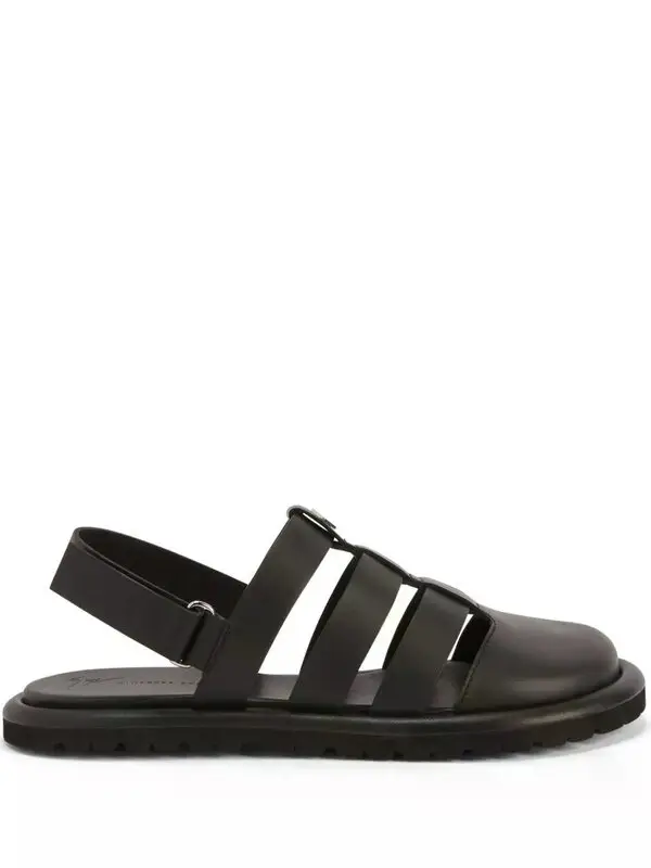 GIUSEPPE ZANOTTI Rusery Leather Cage Sandals
