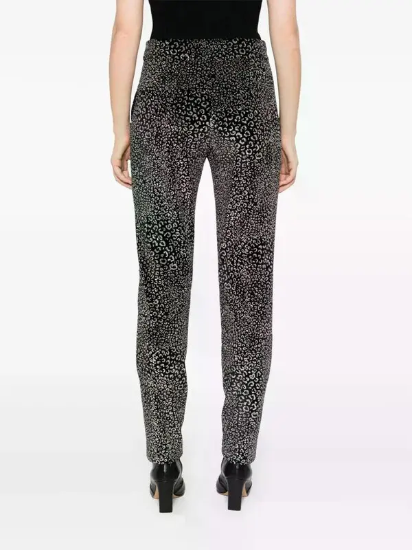 GENNY Animalier Velvet Trousers