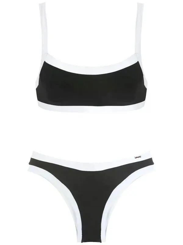 AMIR SLAMA Two-tone Bikini Set