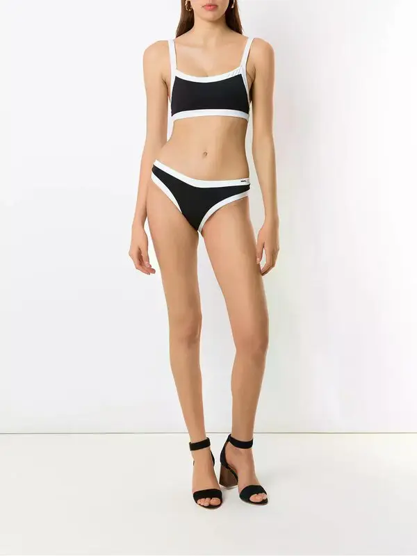 AMIR SLAMA Two-tone Bikini Set