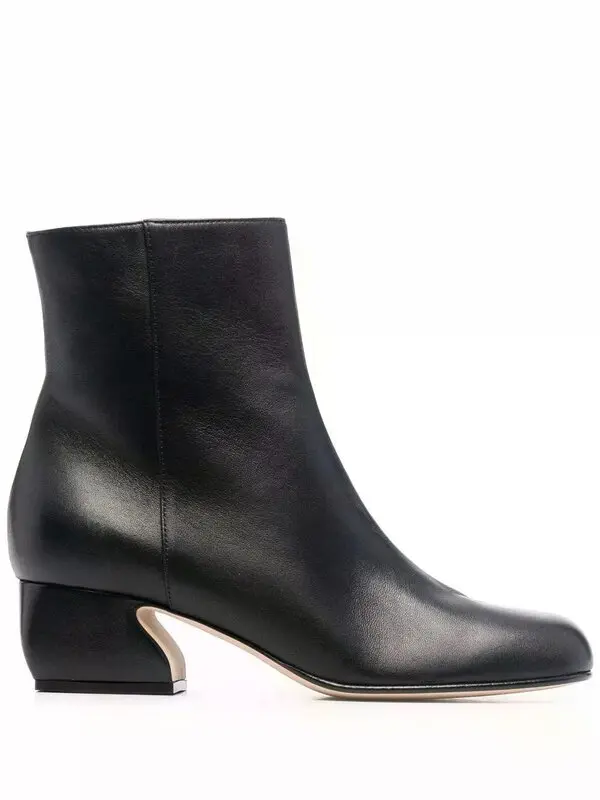 SERGIO ROSSI Block-heel Ankle Boots
