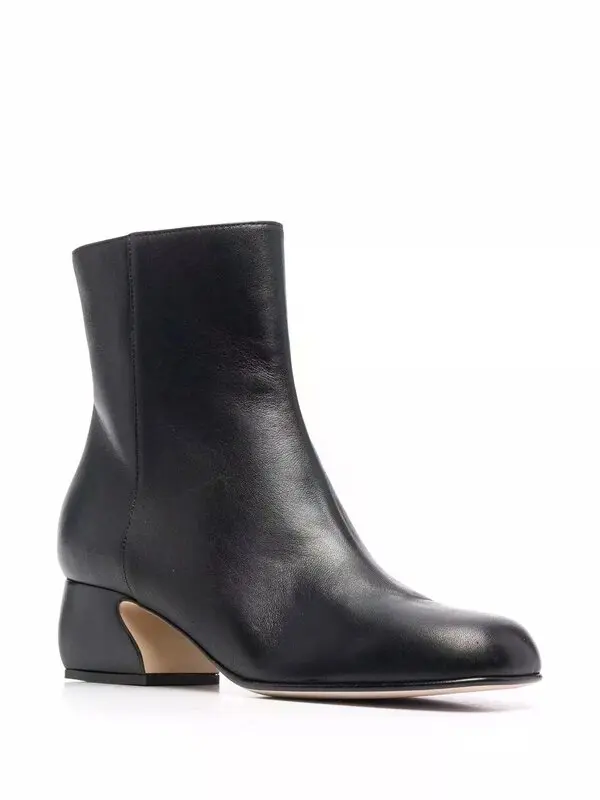 SERGIO ROSSI Block-heel Ankle Boots