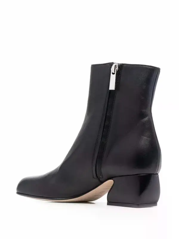 SERGIO ROSSI Block-heel Ankle Boots