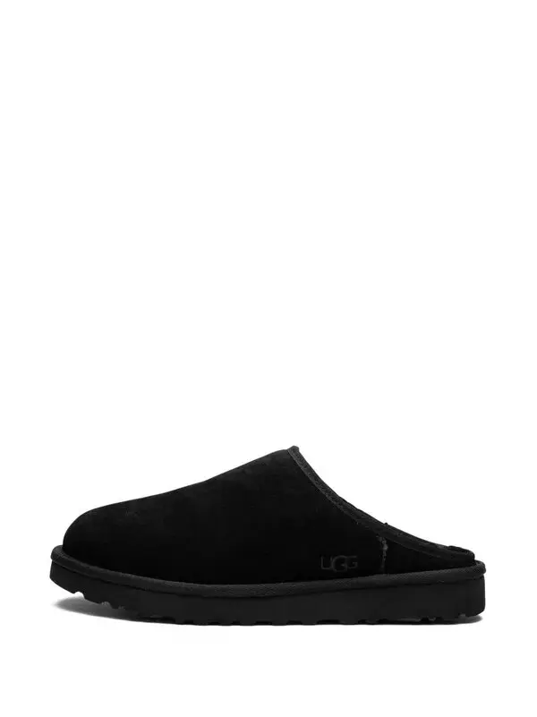 UGG Classic Slip-on Suede Shearling Lined Slides