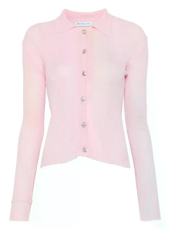 MANUEL RITZ Ribbed Knit Top - Pink
