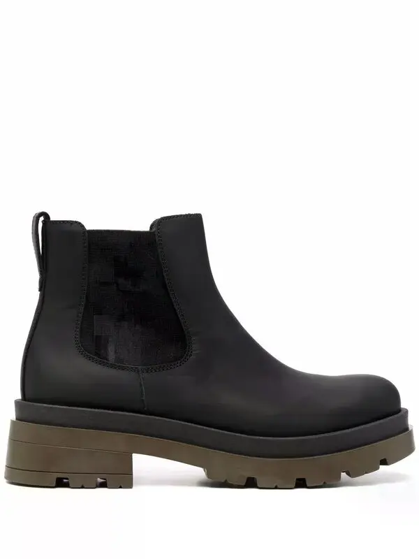 SCAROSSO Janet Leather Chelsea Boots
