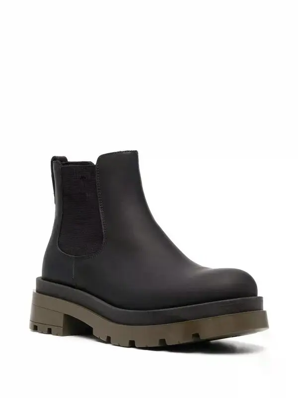 SCAROSSO Janet Leather Chelsea Boots