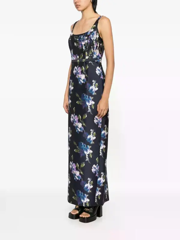 Sachin & Babi Lana Gown - Black