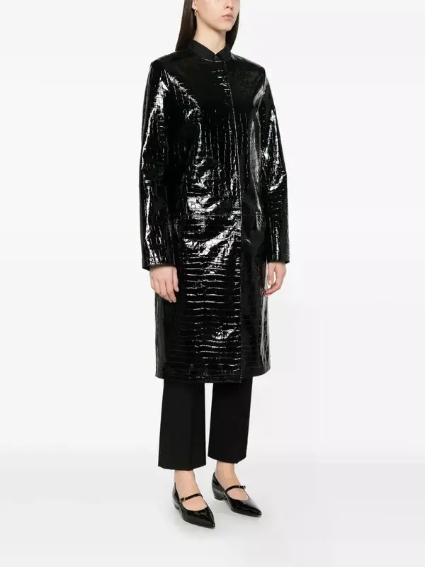 TOTEME Crocodile-embossed Coat