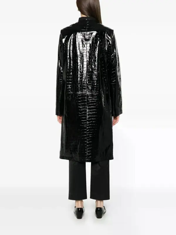 TOTEME Crocodile-embossed Coat