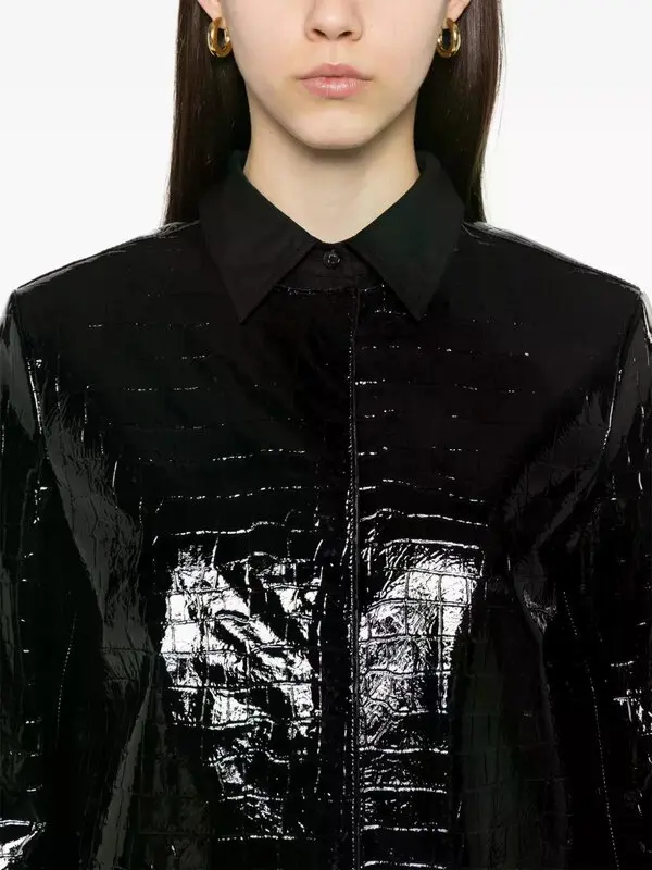 TOTEME Crocodile-embossed Coat