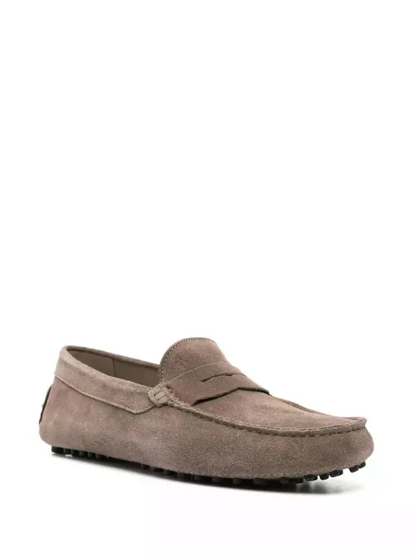 SCAROSSO Michael Suede Drivers - Neutrals