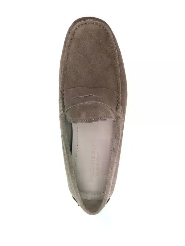 SCAROSSO Michael Suede Drivers - Neutrals