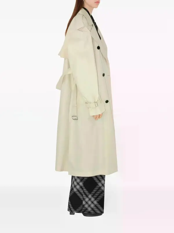 Burberry Double-breasted Cotton Trench Coat