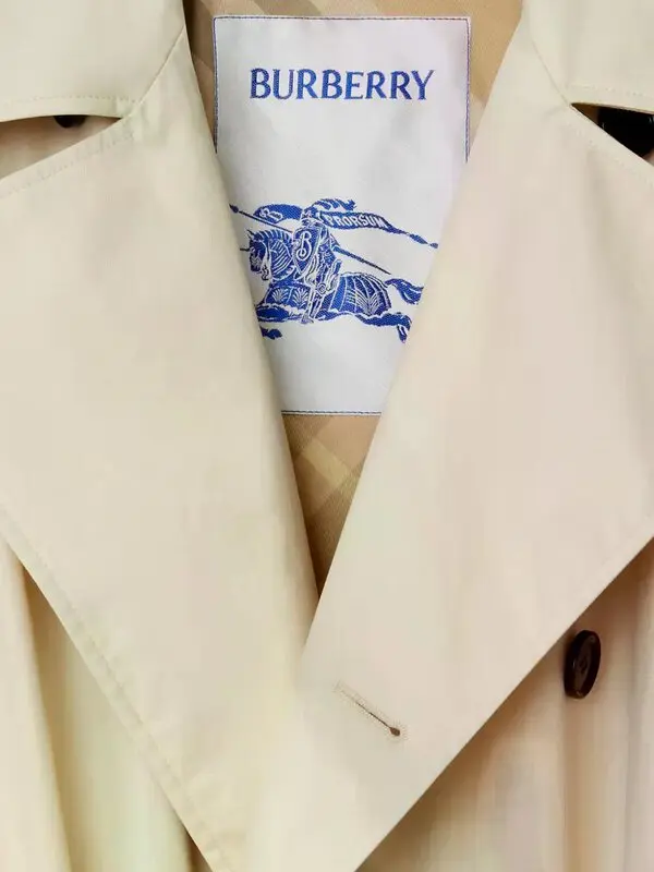 Burberry Double-breasted Cotton Trench Coat