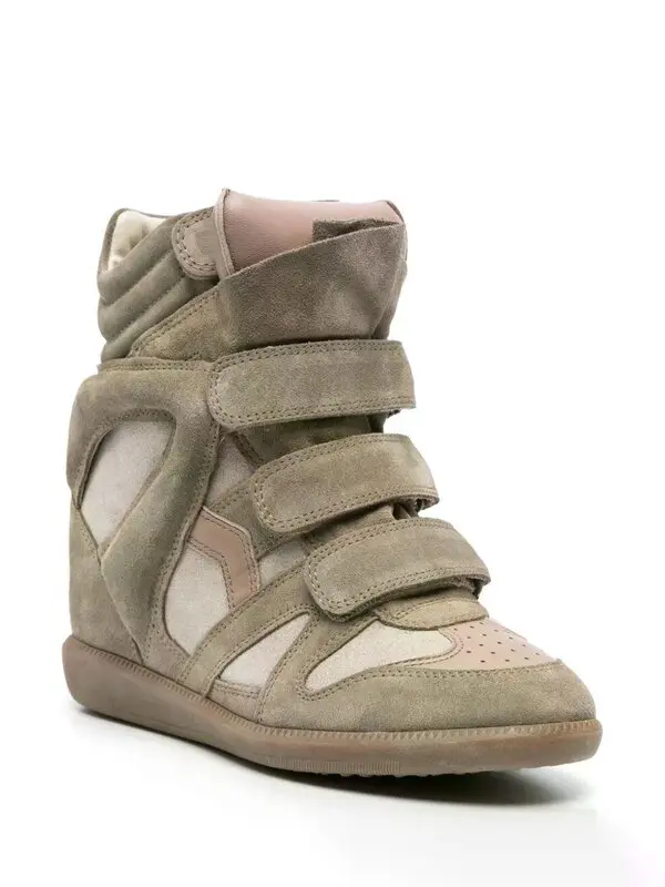 Isabel Marant Étoile Bekett Wedge Sneakers - Neutrals