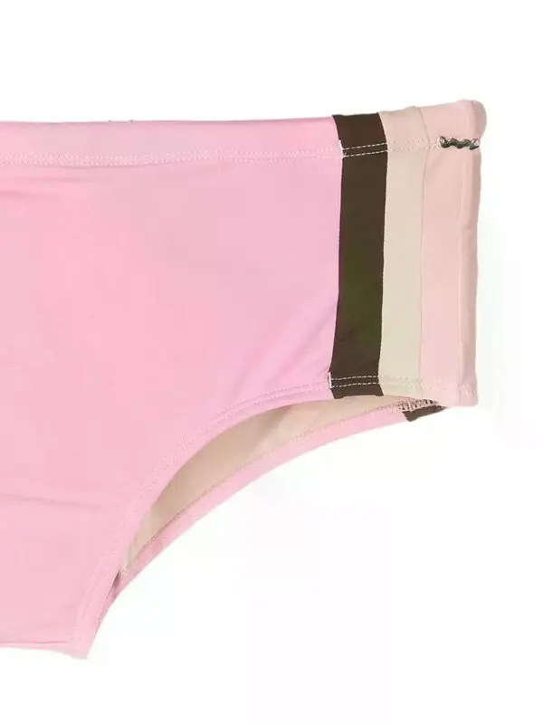 AMIR SLAMA Side-stripe Swim Trunks