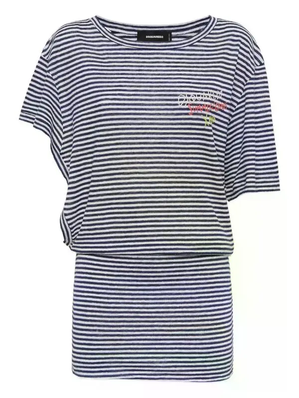 Dsquared2 Striped Mini Dress