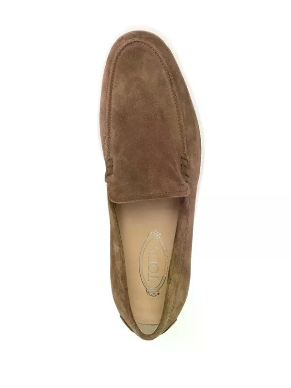 TOD'S 30mm Slip-on Loafers - Brown