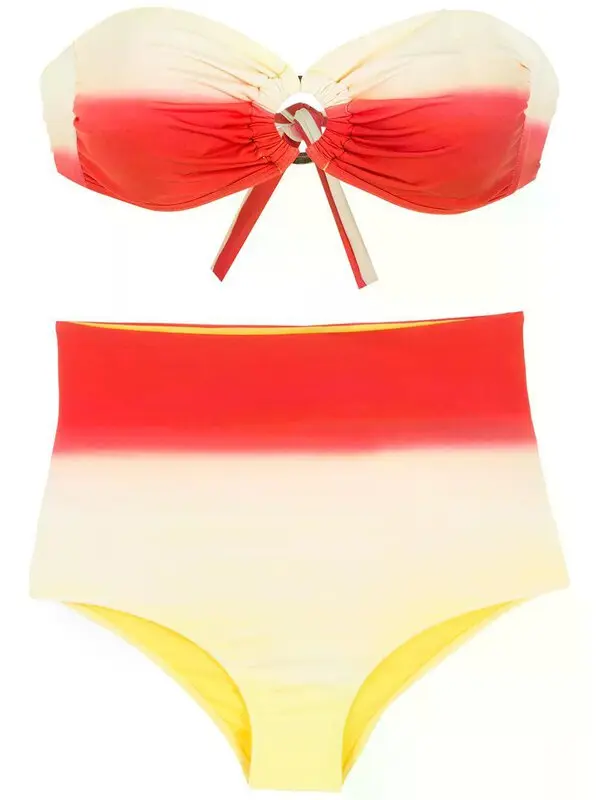 AMIR SLAMA Gradient-effect Bikini Set