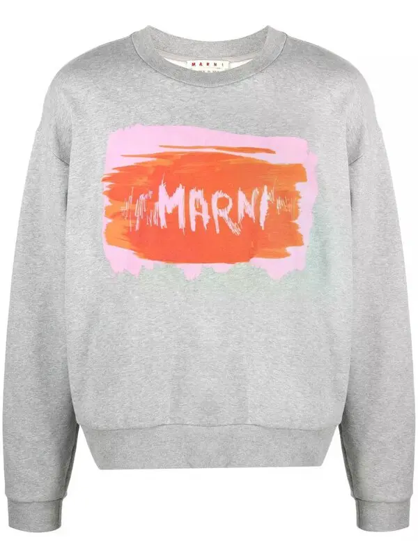Marni Logo-print Cotton Sweatshirt