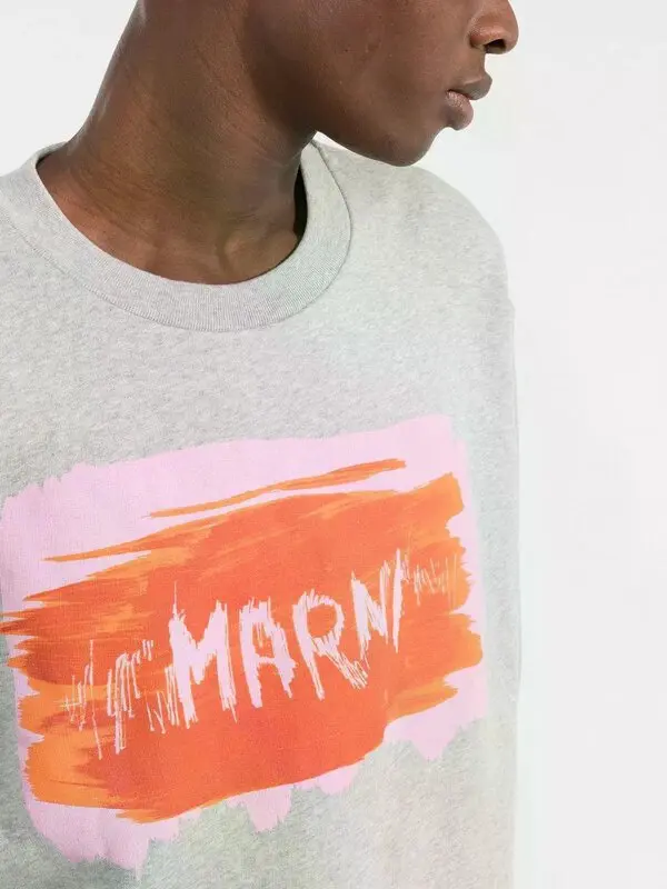 Marni Logo-print Cotton Sweatshirt