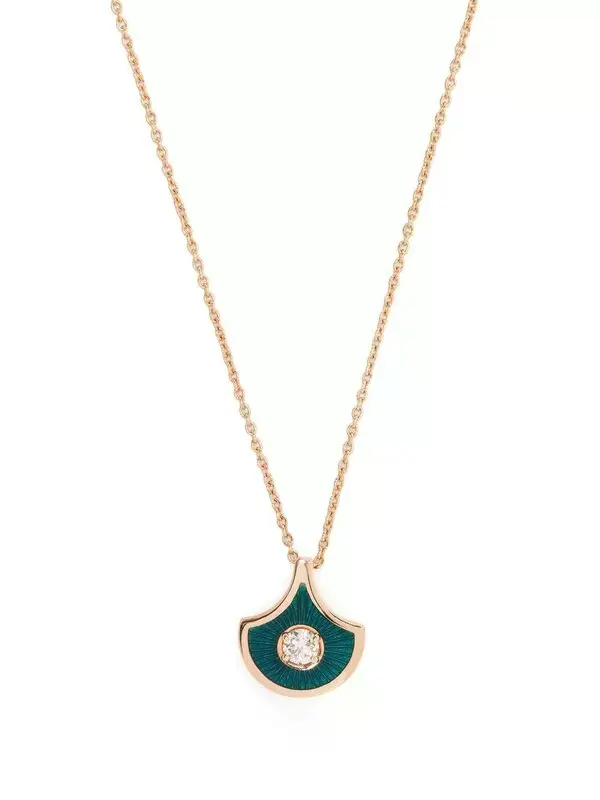 SELIM MOUZANNAR Fish For Love Diamond Necklace - Gold